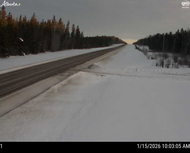 Highway 35: North of Mission Creek near Meander River - Live Traffic ...