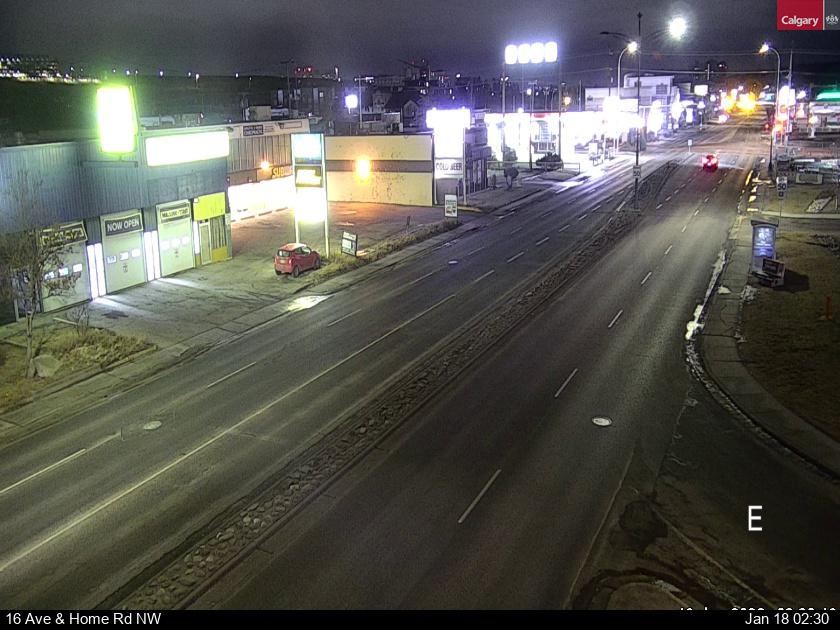 16 Avenue / Home Rd NW Traffic Cam
